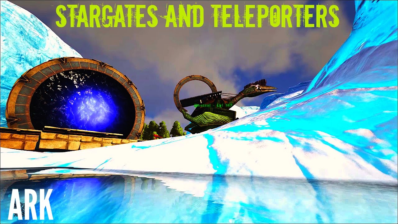 STARGATES and TELEPORTERS - Mod Spotlight (E18) - ARK Survival - YouTube