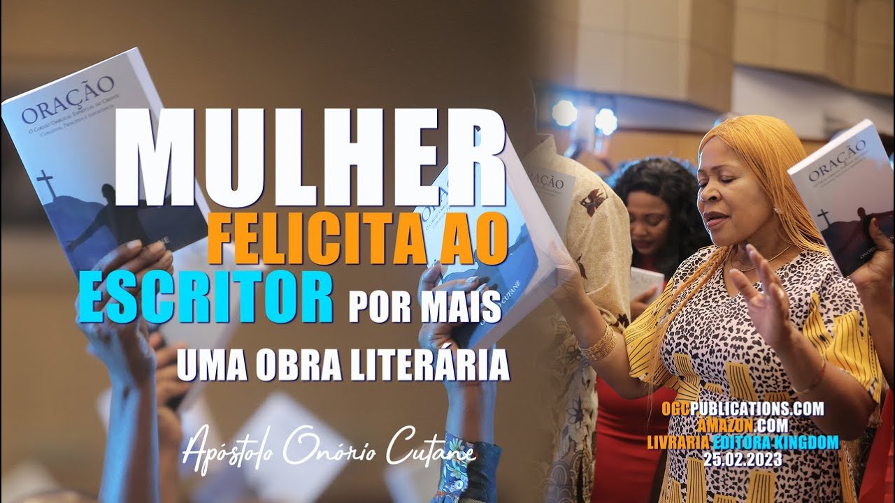 MULHER FELICITA AO ESCRITOR E APOSTOLO ONORIO POR MAIS UMA OBRA ...