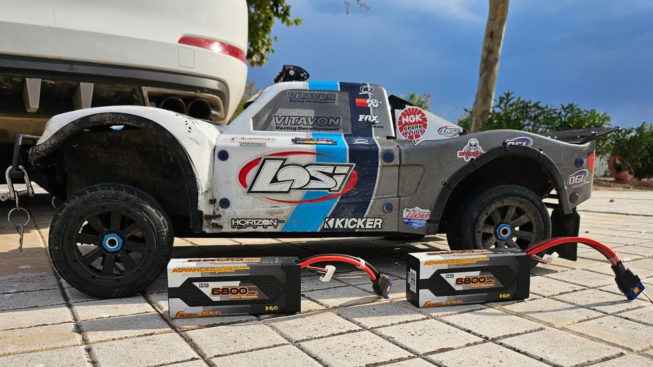 Losi 5T 2.0 electric vitavon Racing HW Max4 560kv on 8s 10s 12s hit ...