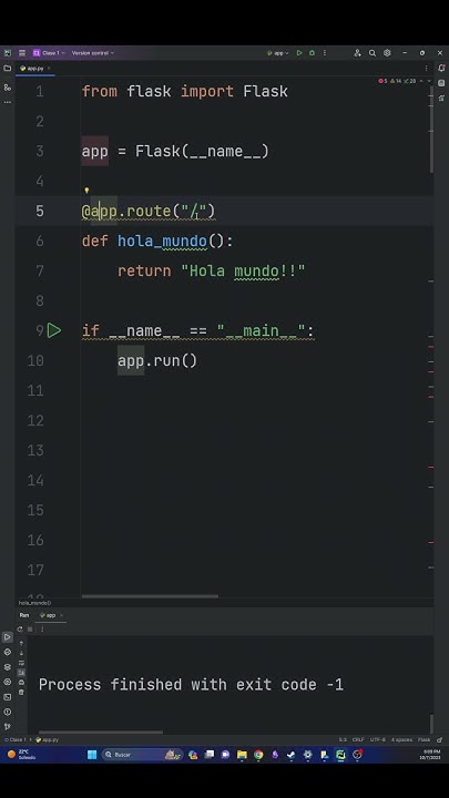 ¿cómo Crear Tu Primera Aplicaciónpágina Web Con Flask En Python Youtube