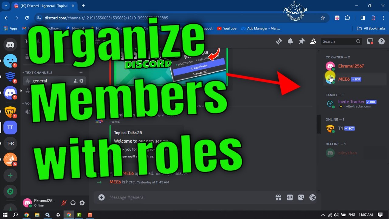 How to show roles on sidebar Discord 2025 | Full Guide - YouTube