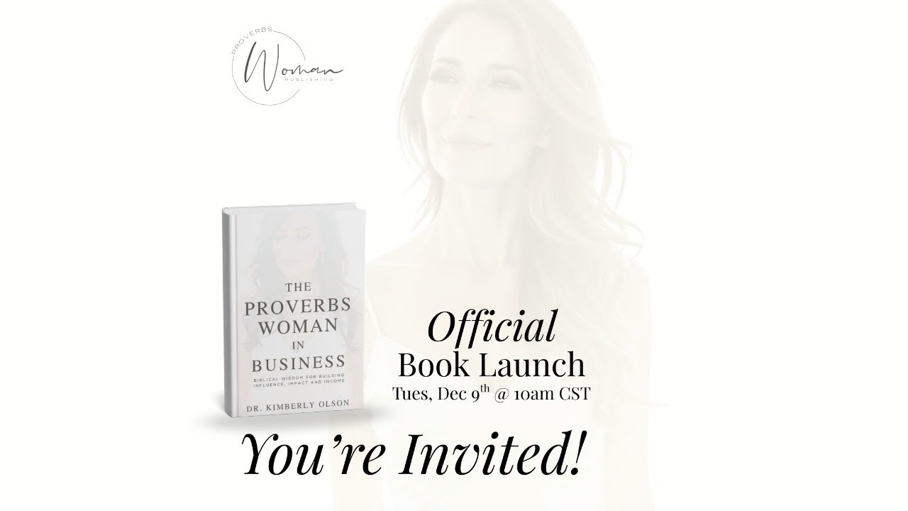 The Proverbs Woman in Business Book Launch - YouTube