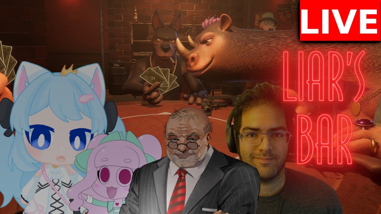 Charlotte and friends play Liar's Bar! ft. @JELLYVENOGRACH ...