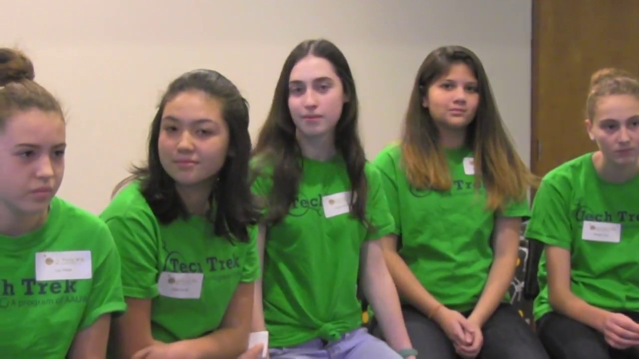 AAUW Tech Trek Girls 2017 - YouTube