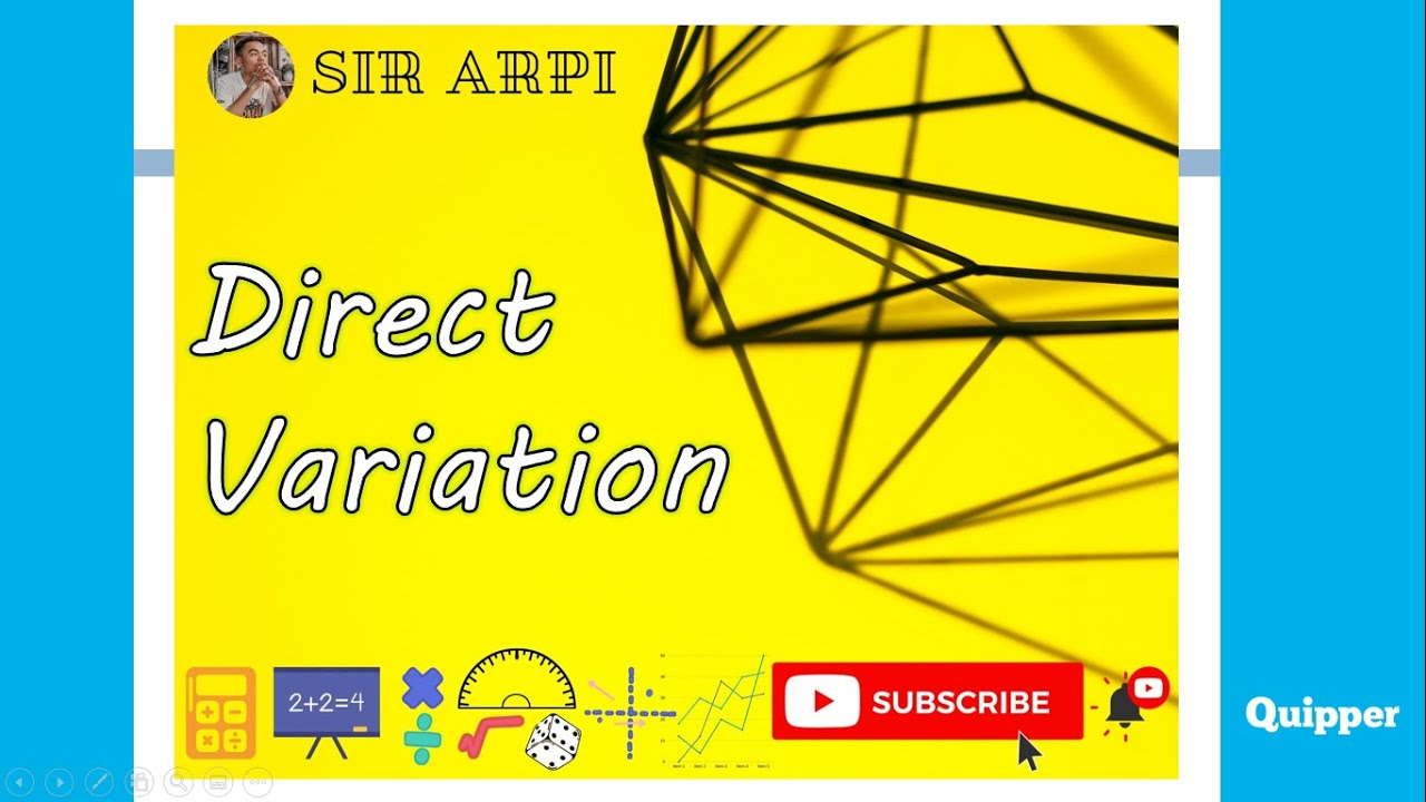 MELCS || Grade 9 Math: Direct Variations - YouTube