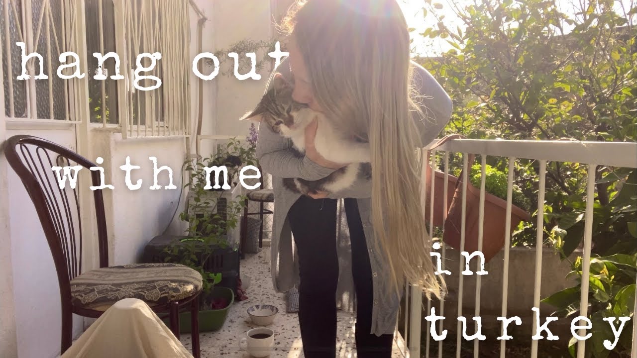 hang out with me in turkey ~ shopping, veggie burgers, garden chilling ...