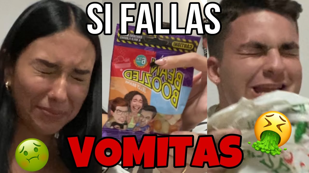 Si fallas ¡VOMITAS! 🤮| Grageas asquerosas pt2. - YouTube