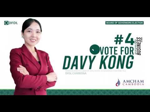 Davy Kong - AmCham Cambodia 2025 Board Election - YouTube