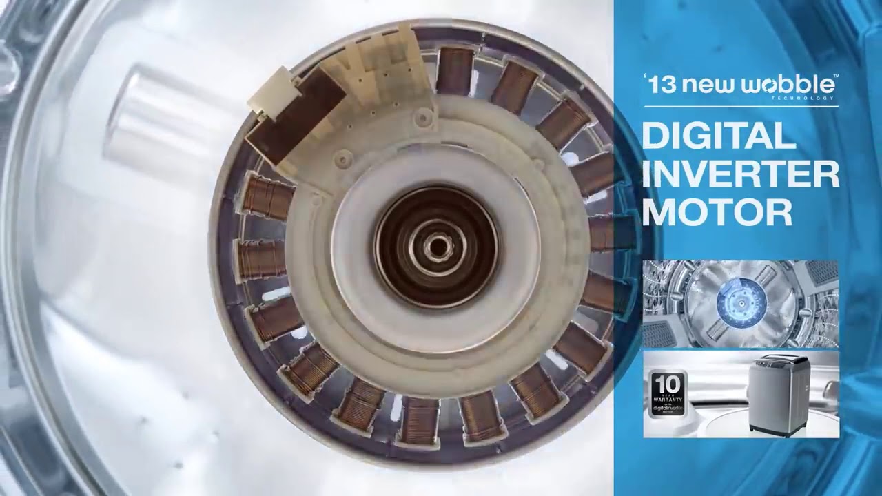 삼성 세탁기 Samsung Washing Machine Wobble Technology - YouTube