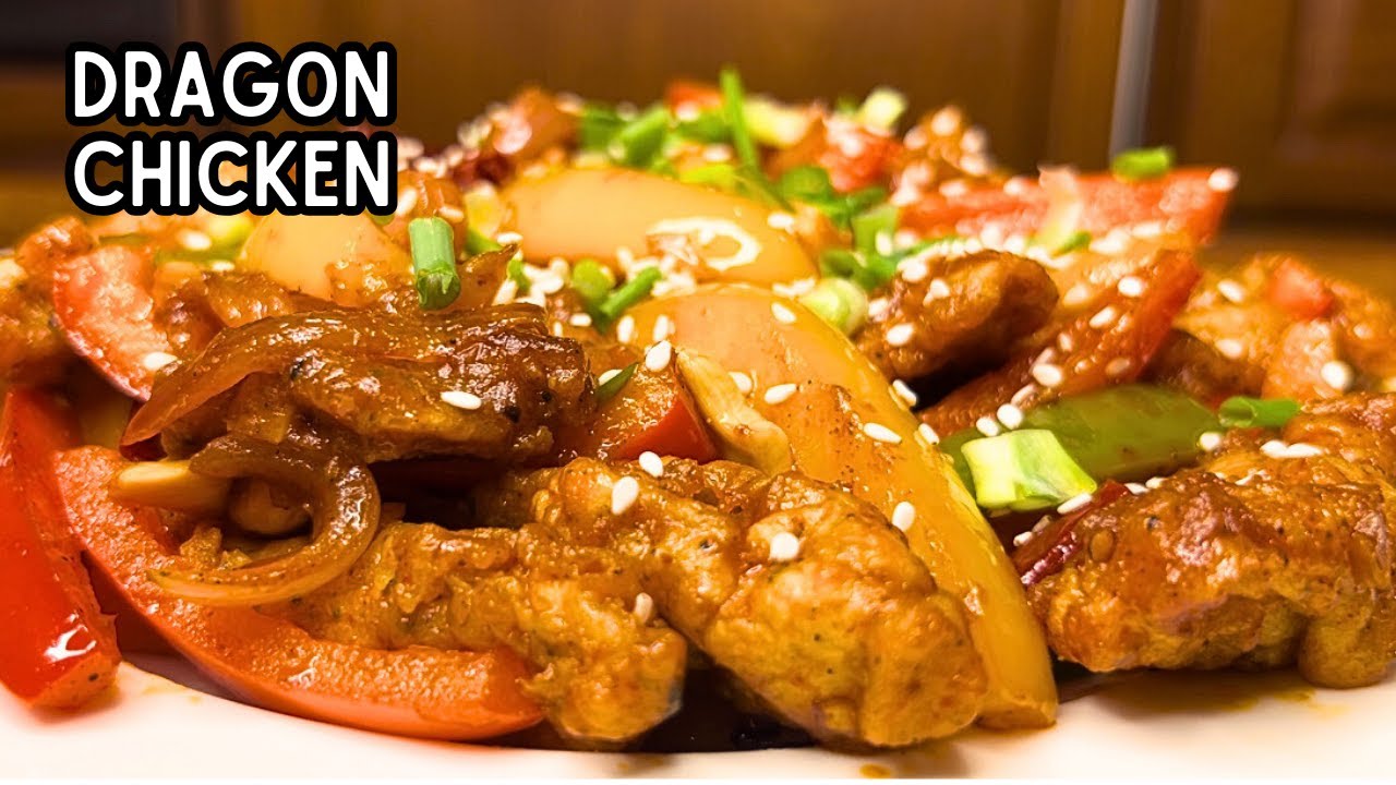 Dragon Chicken Recipe | Tasty Starter Dish | Indo-Chinese Fusion - YouTube