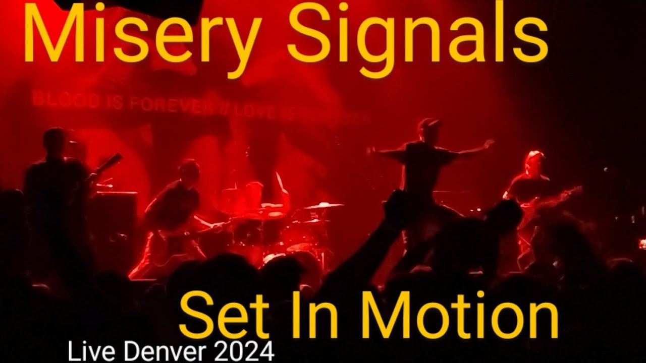 Misery Signals - Set In Motion (Live 2024) - YouTube