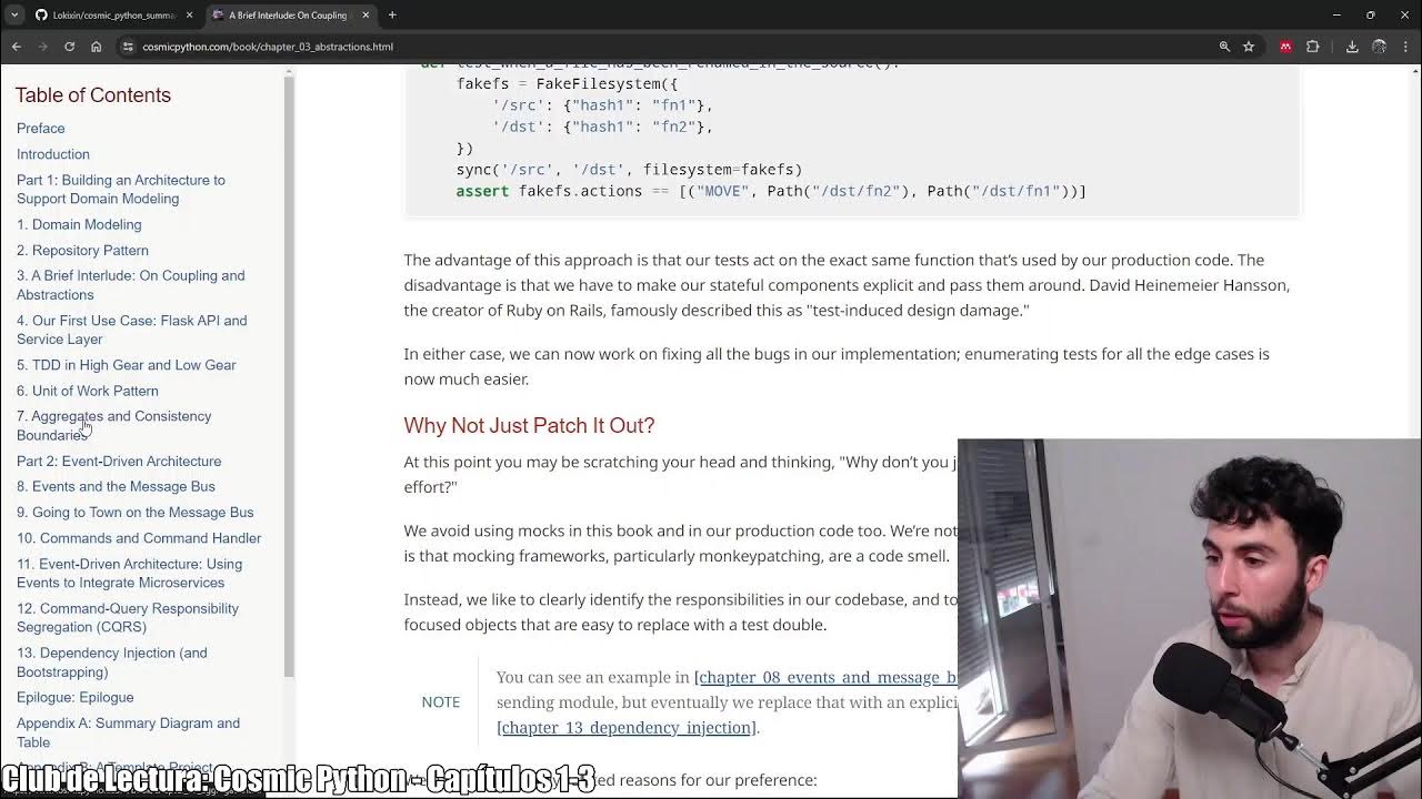 Club de Lectura: Cosmic Python - Capítulos 1 a 3 - Programación, arquitectura, patrones y ...
