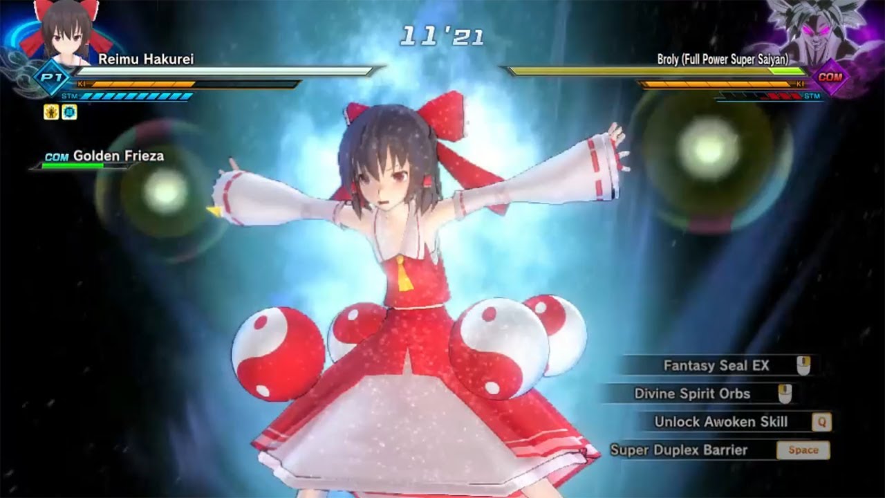 Dragon ball Xenoverse 2 MOD touhou Reimu - YouTube