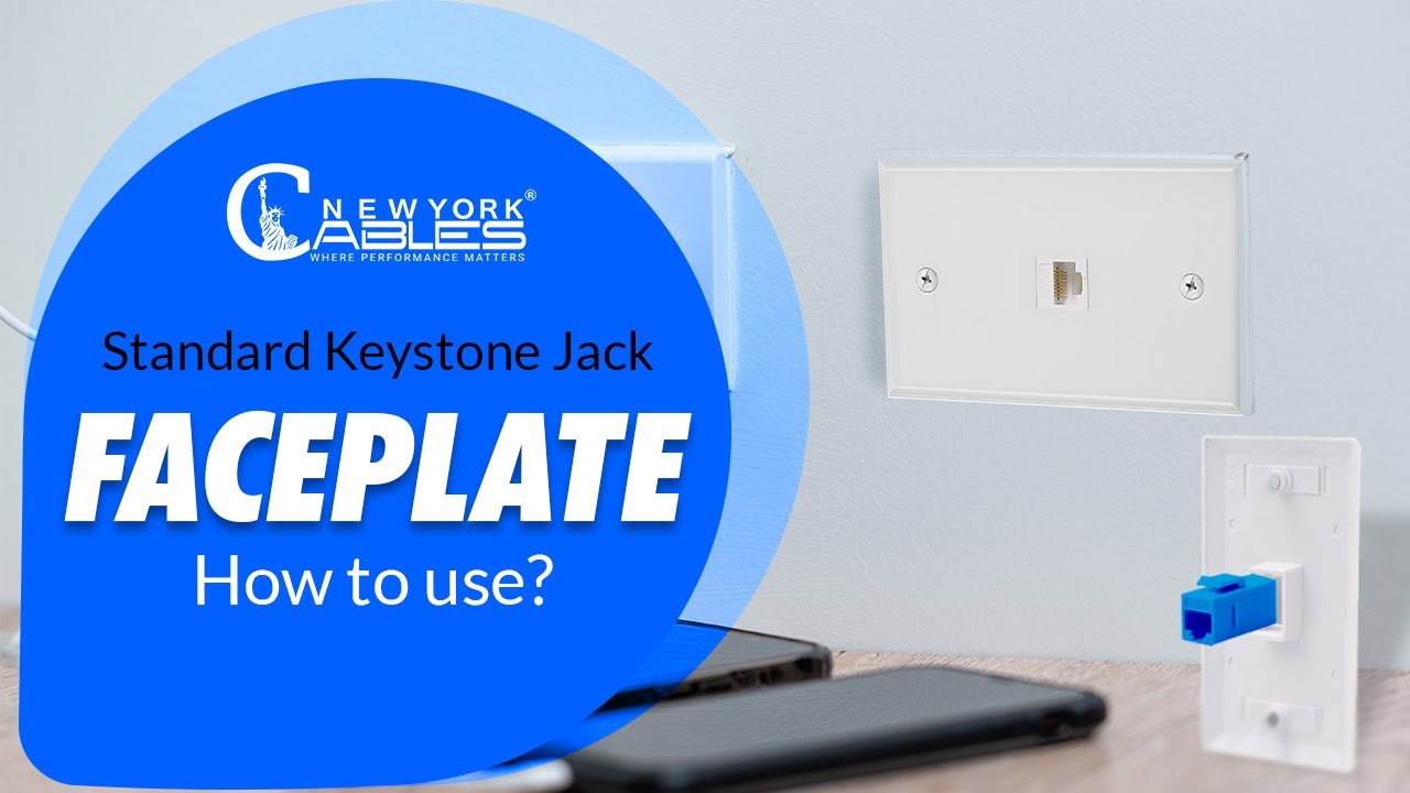 A step-by-step guide to installing a keystone jack face plate for your ...