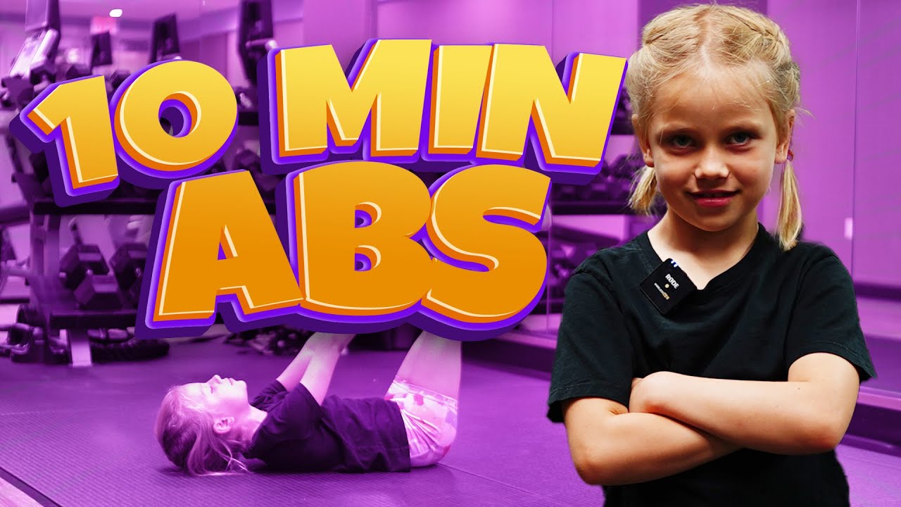 10 MIN AB WORKOUT FOR KIDS ║ EXERCISES FOR BEGINNERS ║ GROWING STRONG ...
