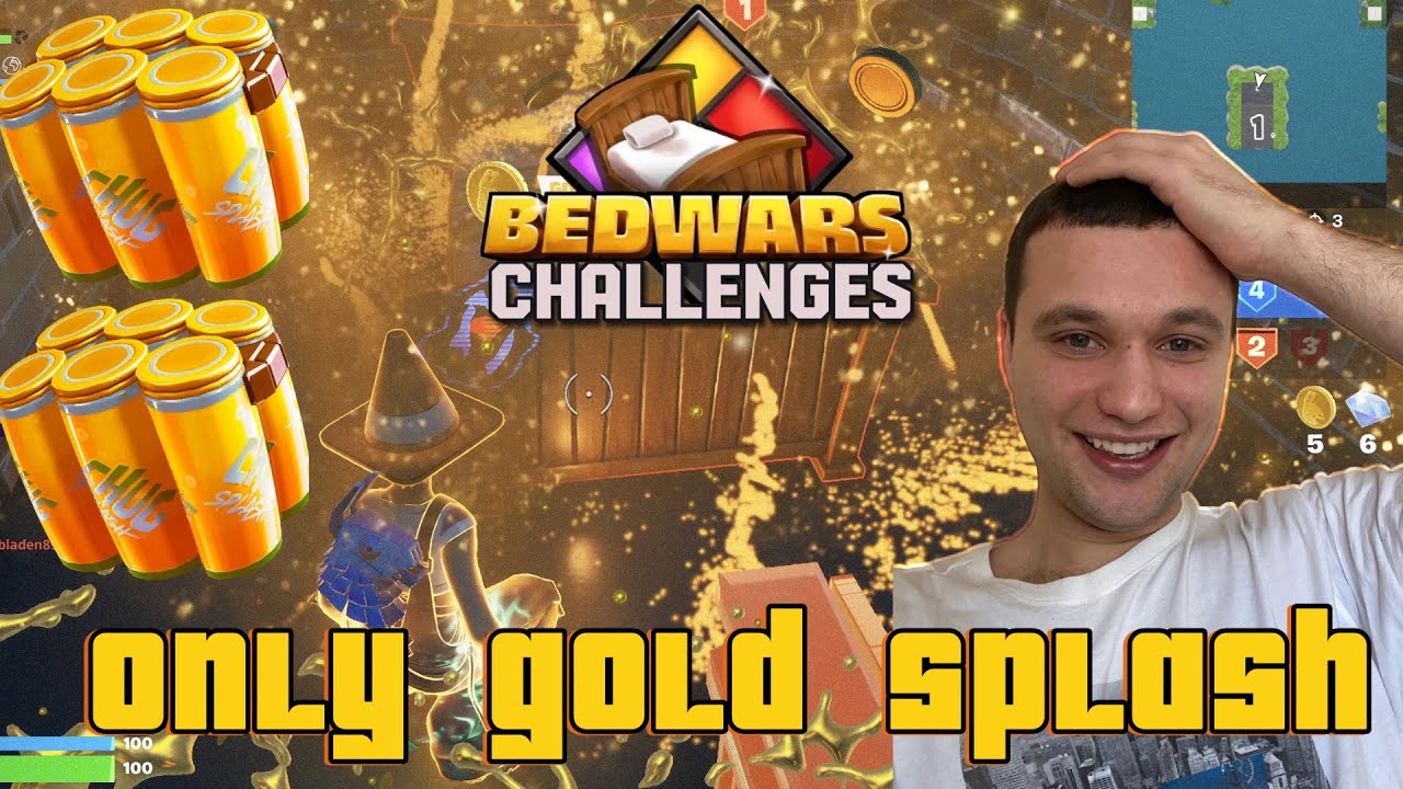 Gold Splash & Pickaxe Challenge! Fortnite BedWars - YouTube