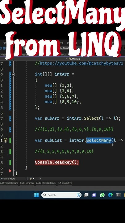 C# Tip 💡| Flatten a List of List in C# | LINQ #shorts #csharp - YouTube