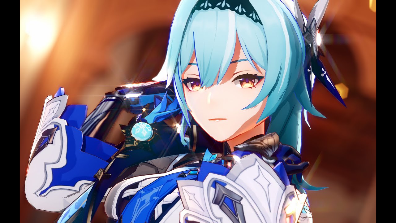 【Genshin Impact MMD/4K/60FPS】Eula【Hands Up】 - YouTube