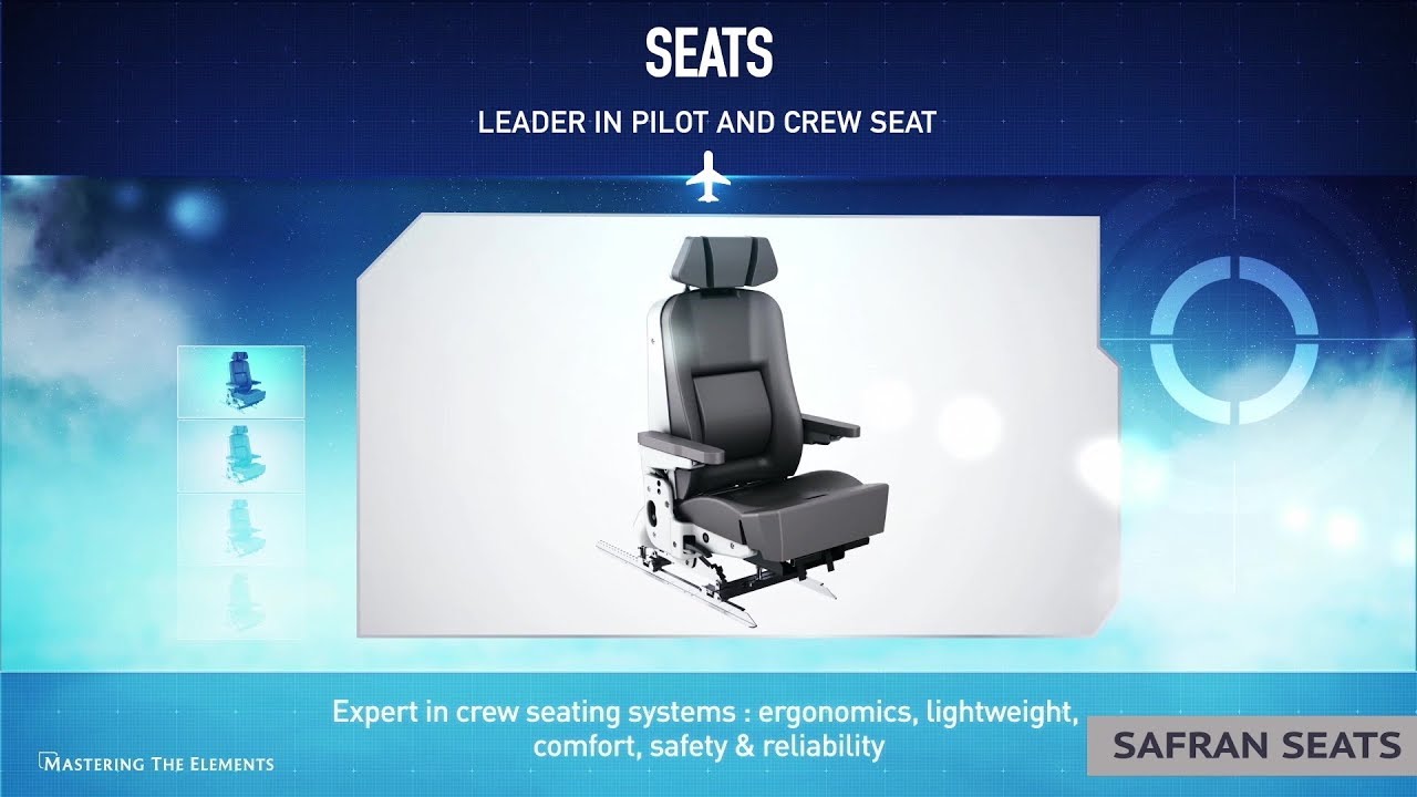 Pilot & crew seats - YouTube
