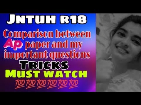 jntuh r18 applied physics comparison between my important questions and ...
