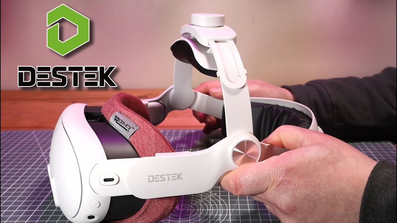 DESTEK QH3 Meta Quest 3 Head Strap [REVIEW] - YouTube