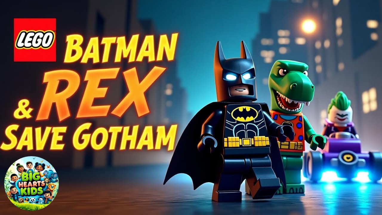 Batman and Rex LEGO Adventure | A Fun & Educational Story for Kids ...