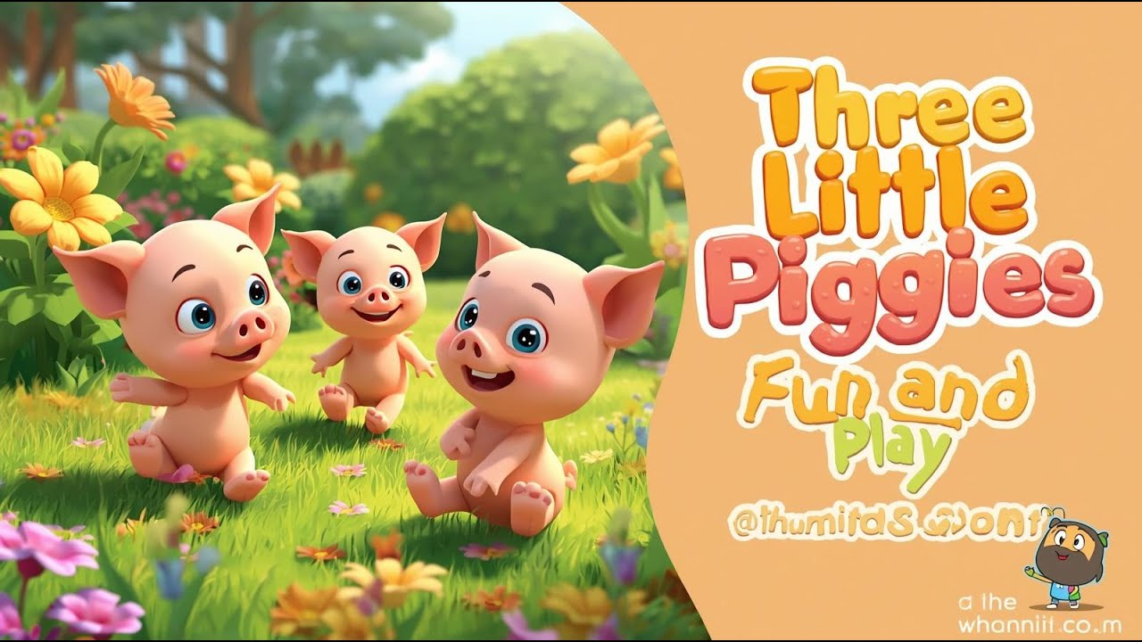 Three Little Piggies Fun and Play | Kids Song | Polo Pal Rhymes - YouTube