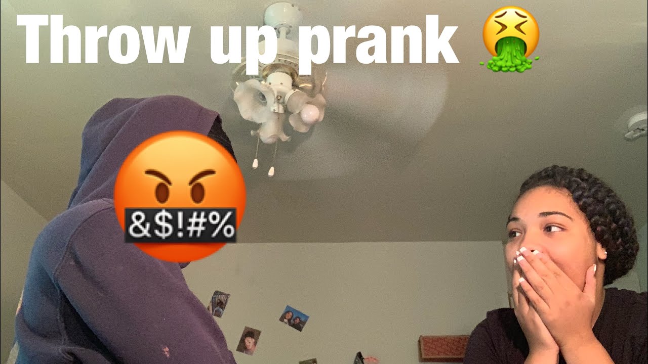Throw up prank 😱🤮😂 *must watch* - YouTube