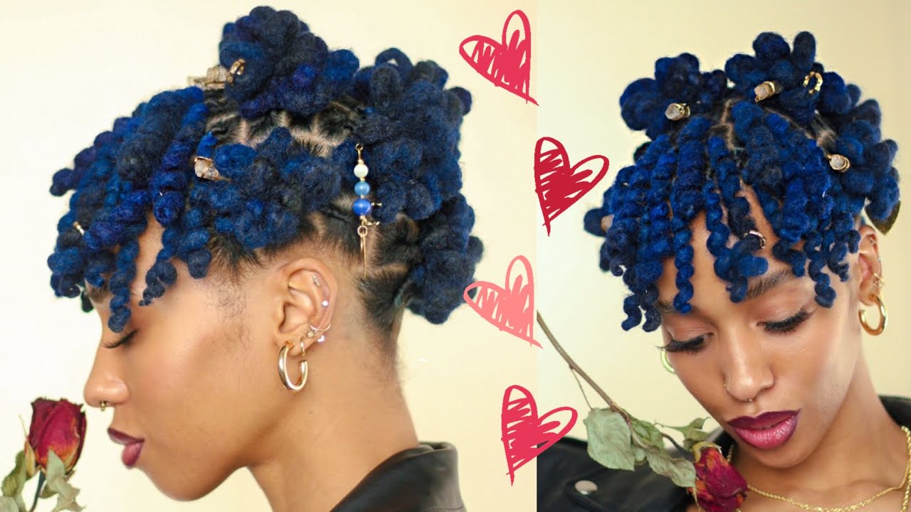 HOW TO: Bantu Petal Loc Buns | Creative loc styles! - YouTube