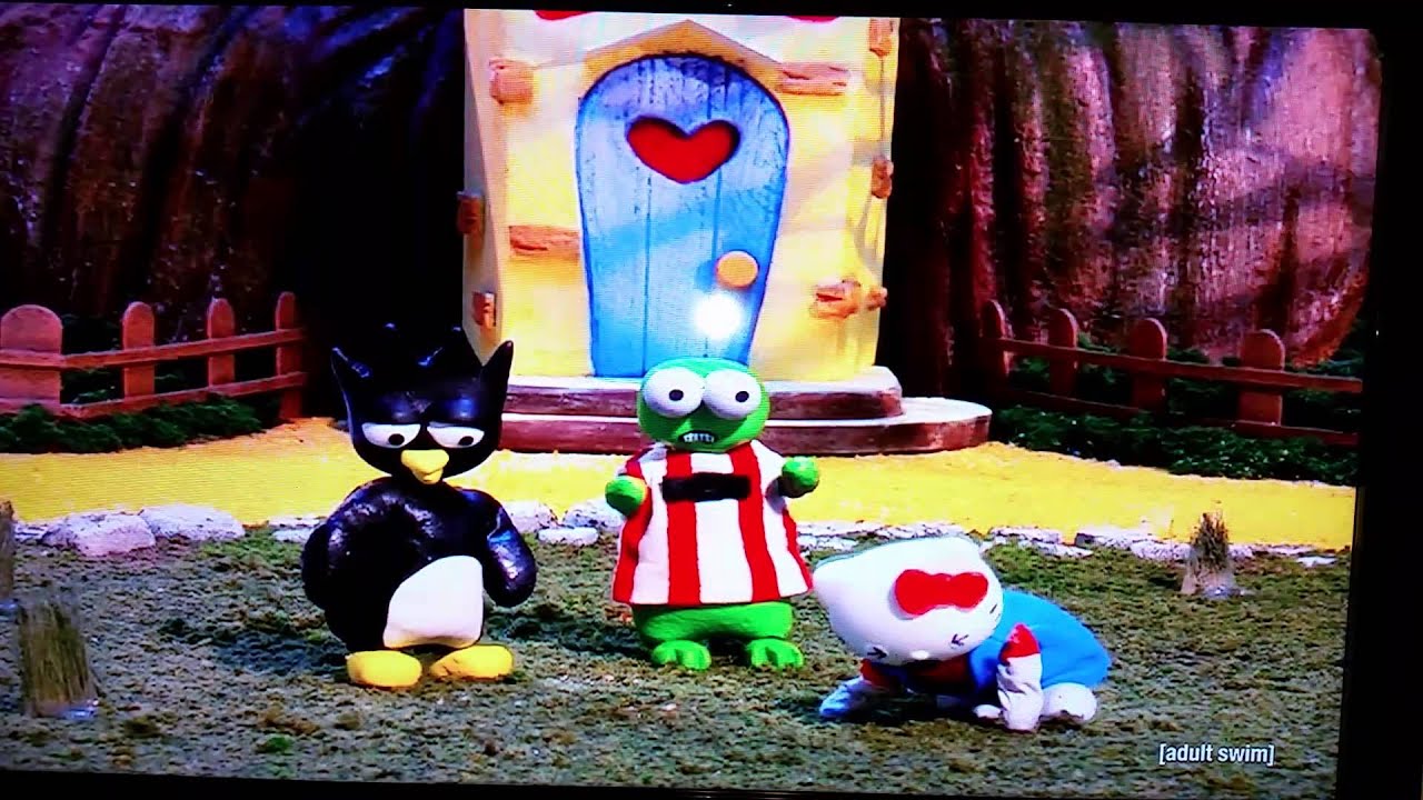 Hello Kitty Coughing a Hairball - YouTube