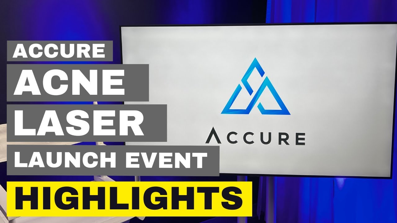 HIGHLIGHTS: Accure Acne Laser Launch Event - YouTube