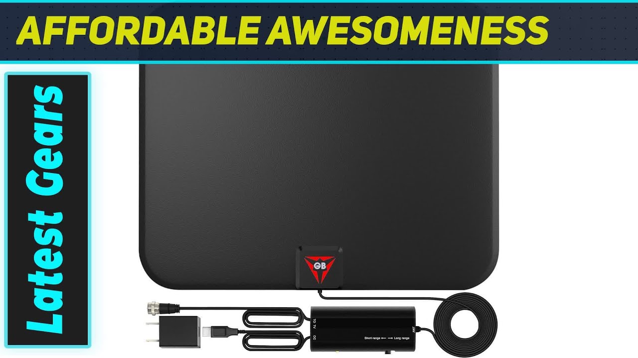 BEST TV Antenna! Gesobyte Amplified HD Digital TV Antenna Test - YouTube