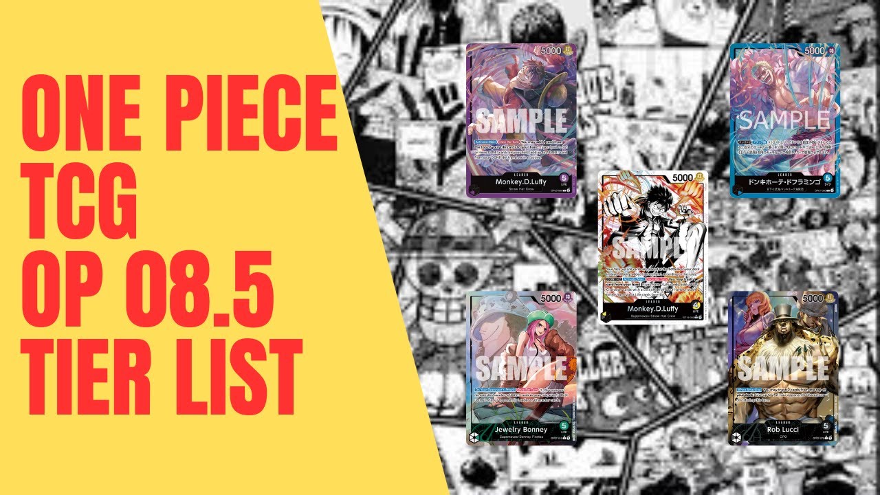 ONE PIECE TCG OP08.5 TIER LIST - YouTube