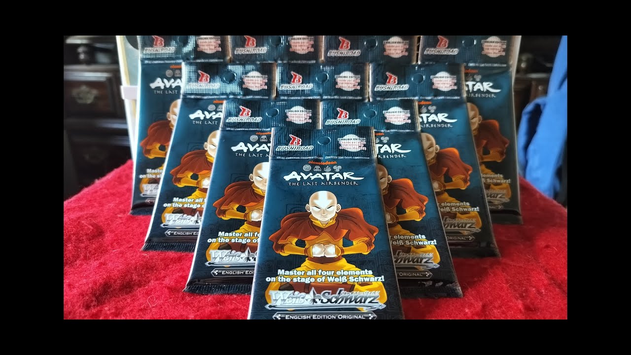Avatar The Last Airbender Weiss Schwarz Master All Four Elements Awesome Rare Hunt ...