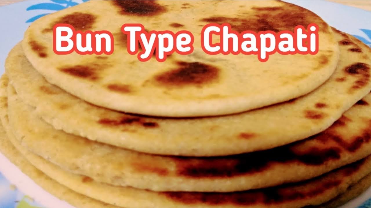 Tasty Bun Type Chapati With Different Ingredients - Wheat Flour Recipe ...