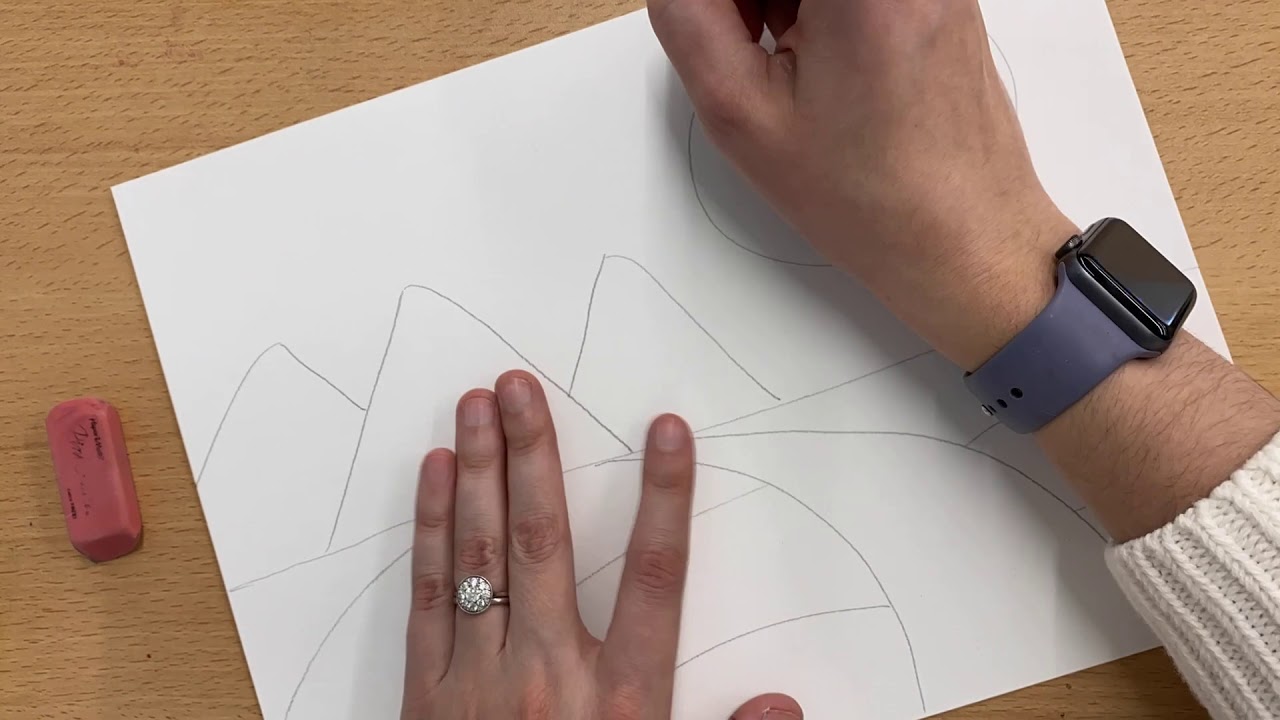 Ted Harrison Landscape Lesson 2 - YouTube