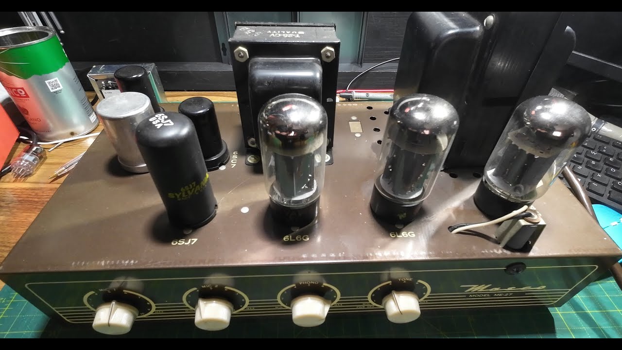 Masco ME-27 Amplifier Part 1 Let's Take a Look - YouTube