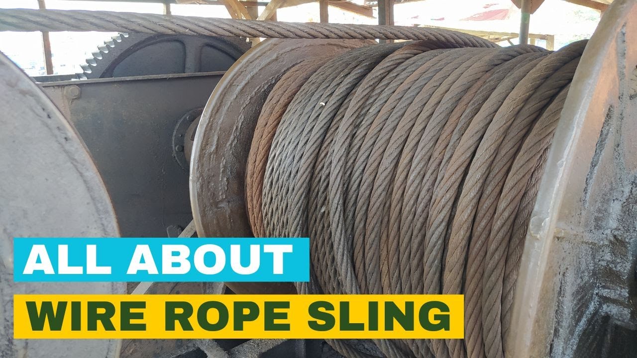 REVIEW "WIRE ROPE SLING" || FUNGSI TALI BESI MENAIKKAN & MENURUNKAN ...