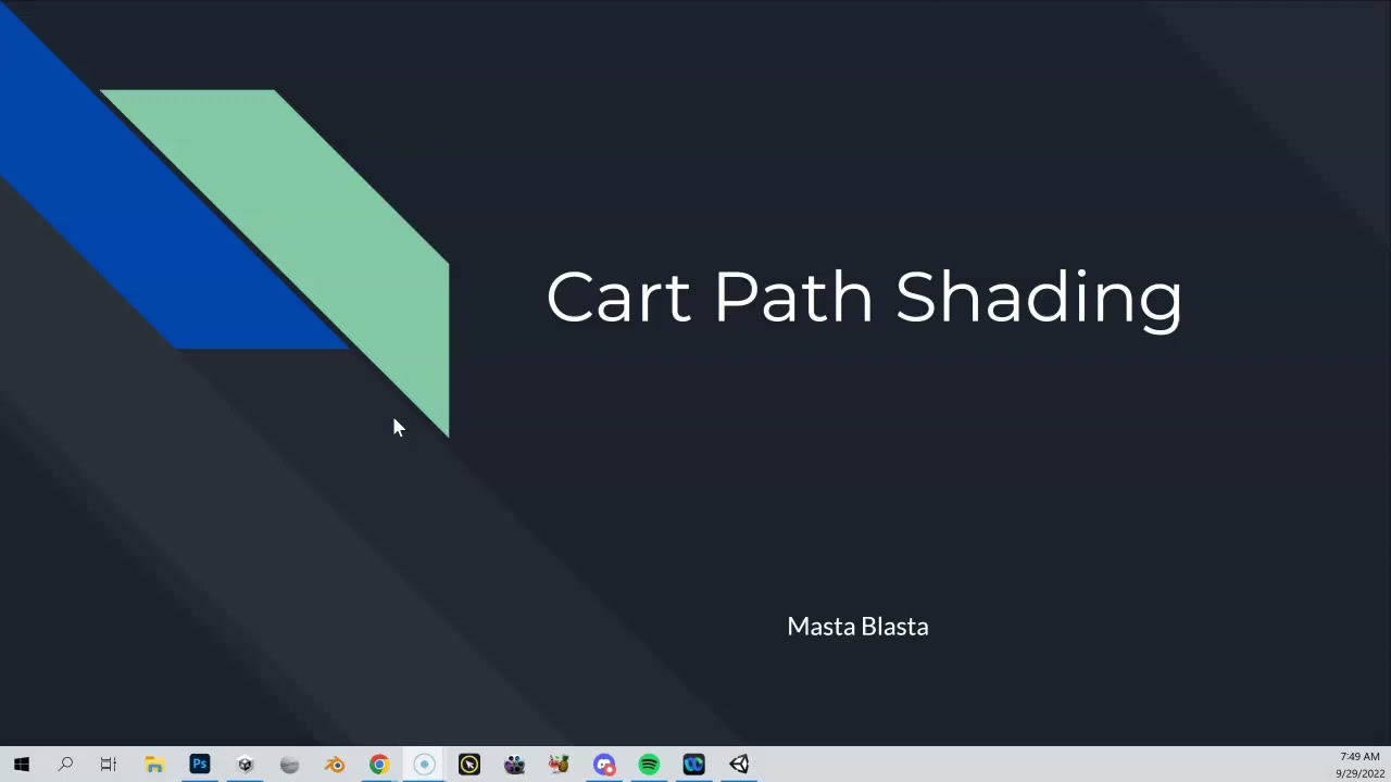Cart Path Shading Intro - YouTube