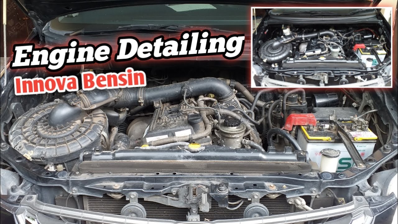 Membersihkan Mesin Innova | Engine Detailing | Tutorial Otovlogger ...