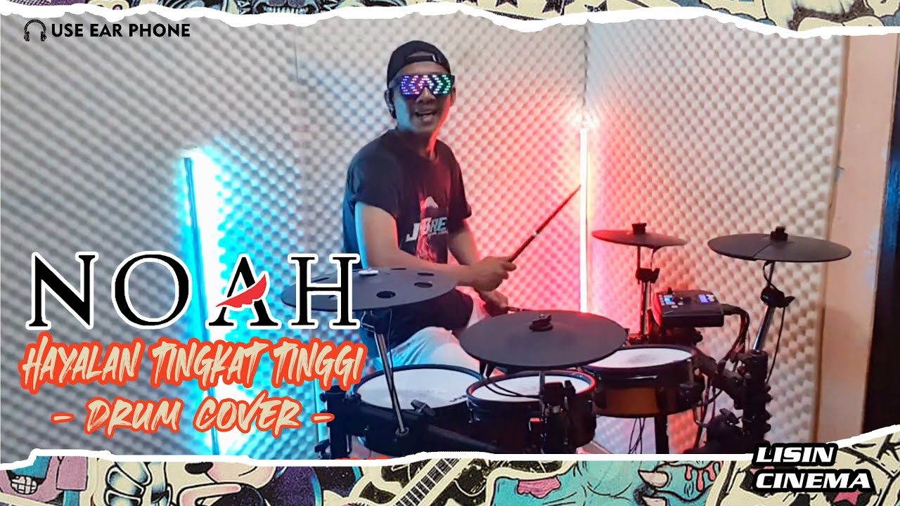 NOAH - HAYALAN TINGKAT TINGGI (DRUM COVER) #noah #drumcover - YouTube