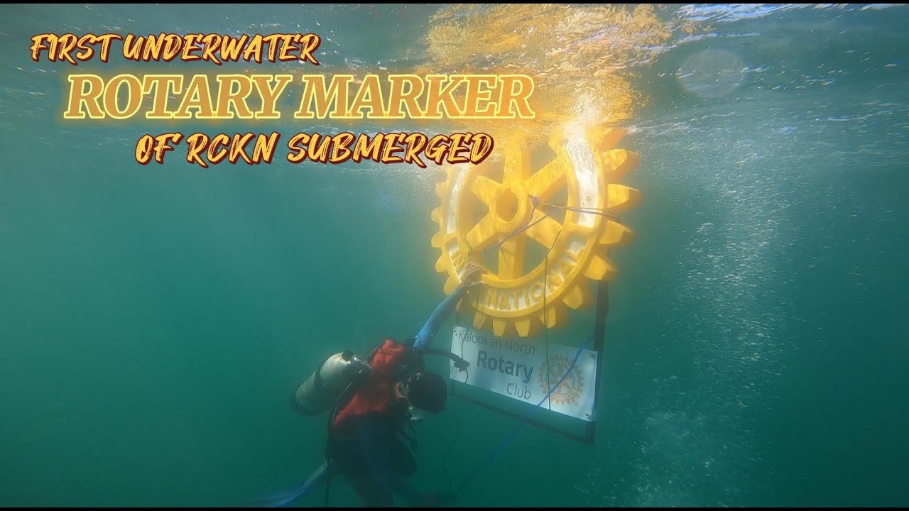 RCKN's first underwater Rotary Marker submerged - YouTube
