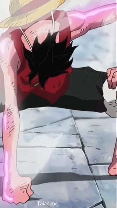 Luffy Gear 5 vs gear 2 first Time !the one piece IS Real! - YouTube