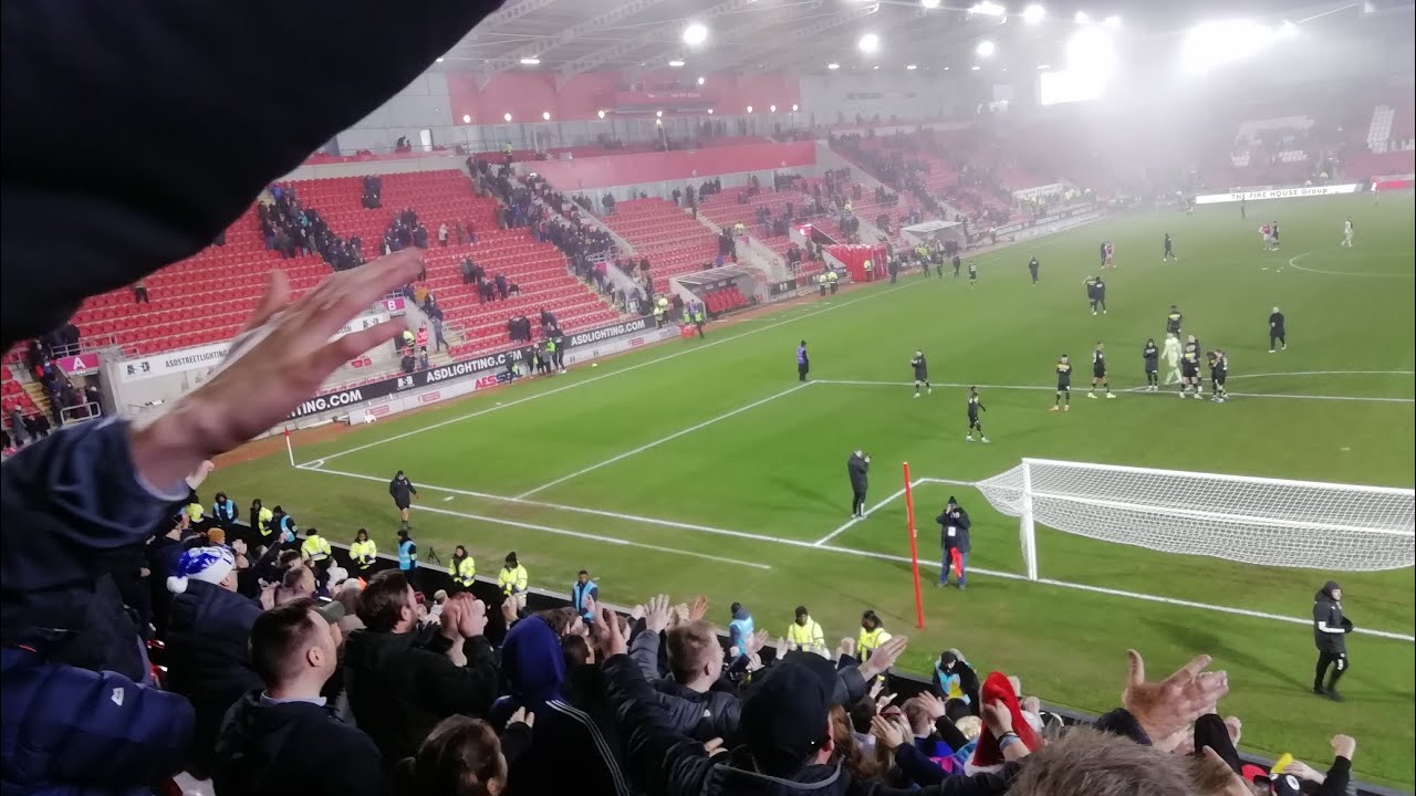 BOXING DAY VICTORY! | Wigan Fans away at Rotherham | BABA ADEEKO SCORES ...