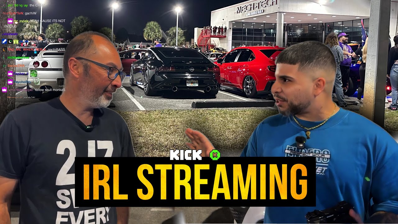Vistamos el Car Meet de Mech Tech en Orlando FL | IRL Streaming ...