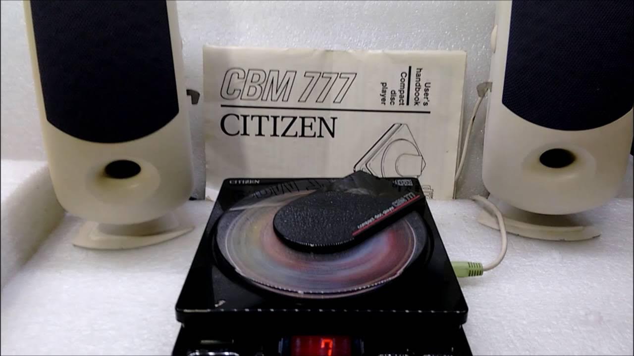 CITIZEN MODEL CBM777 (1988) - YouTube