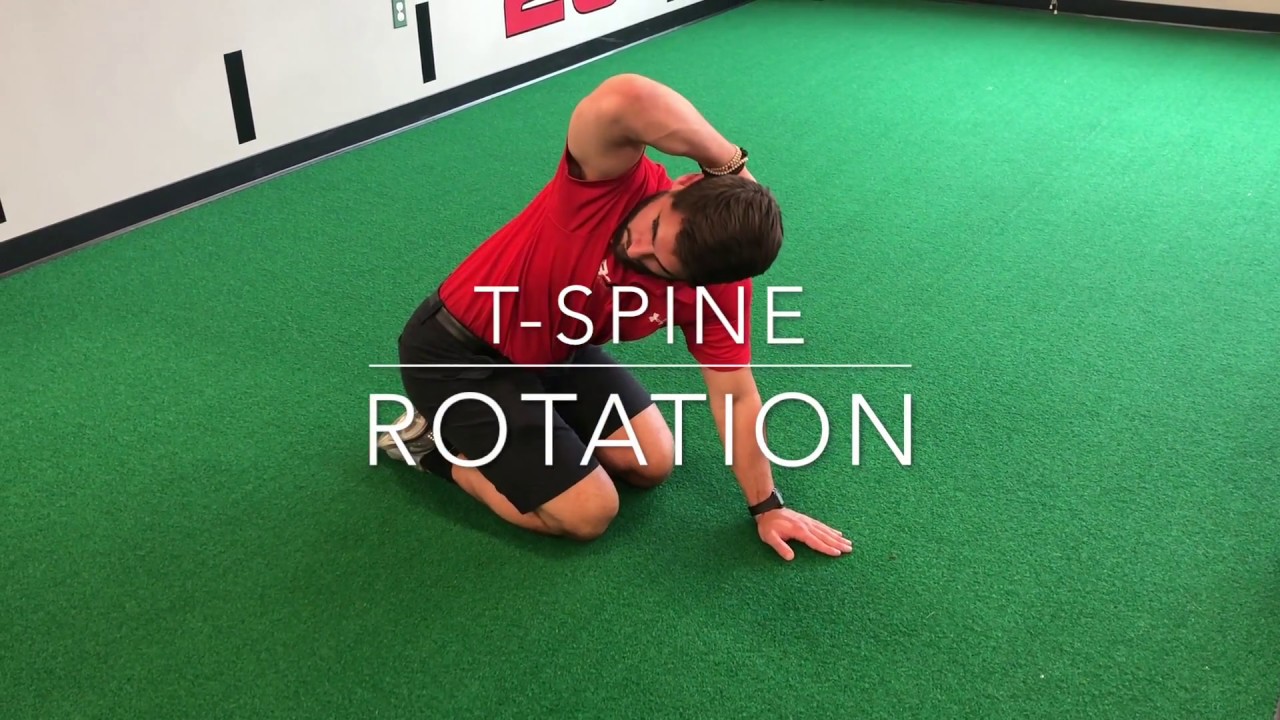 T Spine Rotation - Rehab 2 Perform - YouTube