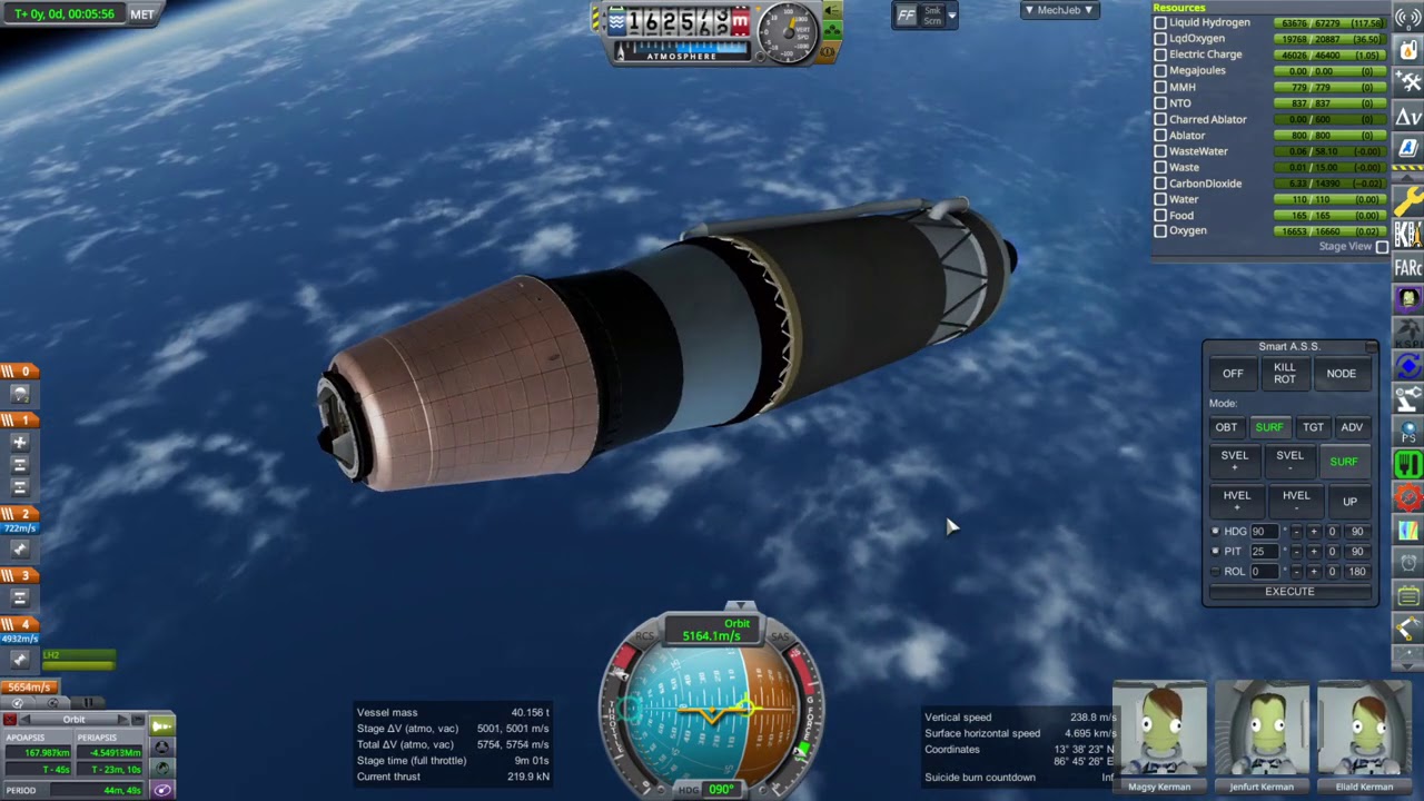 Realism Overhaul in KSP 1.8.1 - Gaganyaan First Test - YouTube