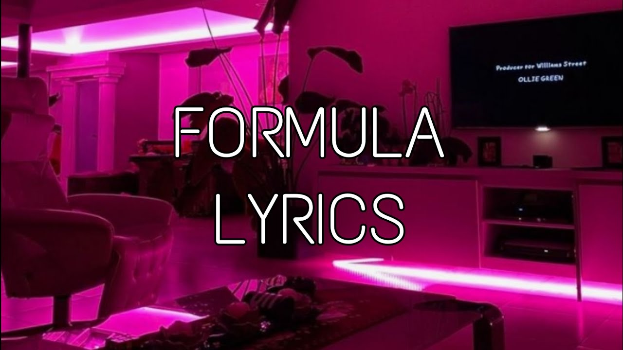 Labrinth - Formula (Lyrics) - YouTube