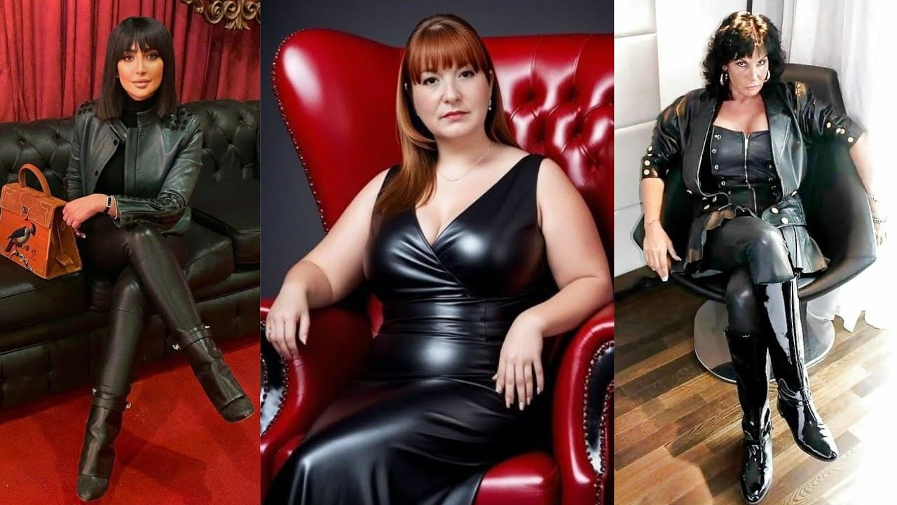 Trendy Mesmerizing Leather Outfits for Mature Women 😍 // outstanding Leather - YouTube
